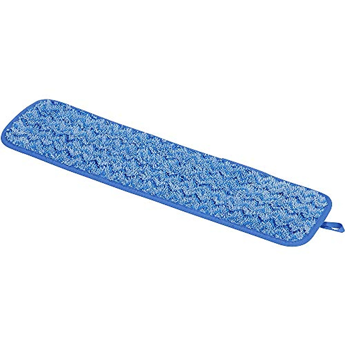 Rubbermaid Commercial Products Mop Head for Microfiber Damp Mop, 18-Inch, Blue, Heavy-Duty Single Sided Cleaning Cloth for Hardwood/Tile/Laminated Floors in Kitchen/Lobby/Office