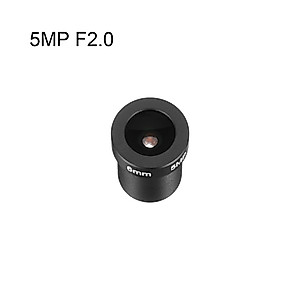 uxcell 6mm 5MP F2.0 FPV CCTV Camera Lens Wide Angle for CCD Camera
