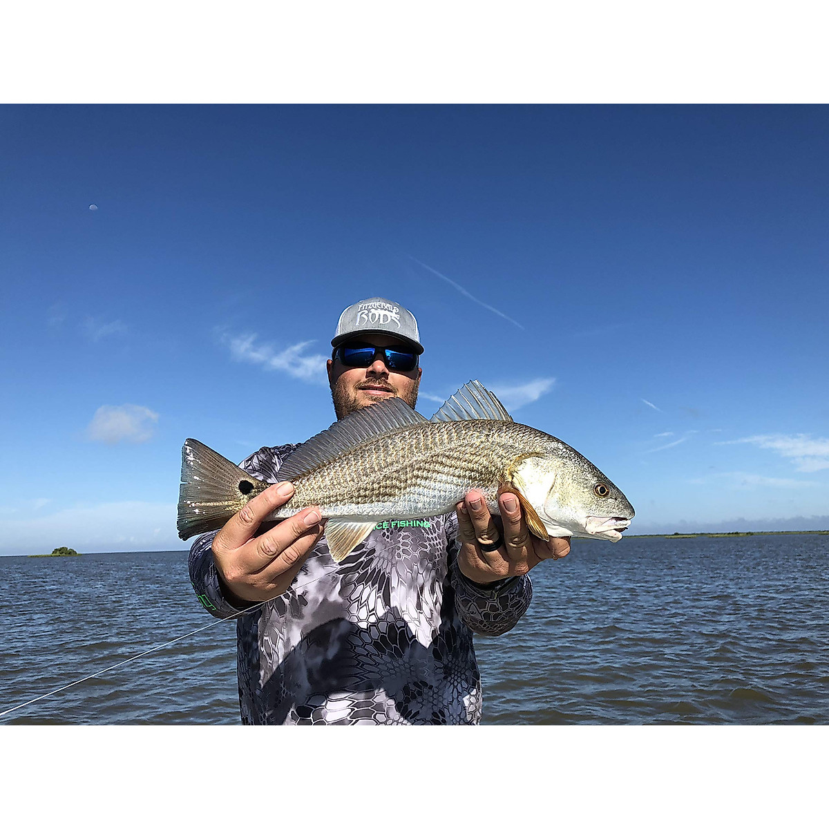 Fitzgerald Fishing All Purpose Series 7'6" Medium - Spinning Graphite Rod - Designed for Bass Fishing and Inshore Fishing