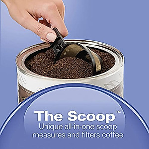 Nozaya 12 Cup Drip Coffee Maker - 2-Way Programmable Coffee Machine, Easy to Clean, Black