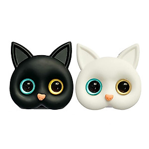 ARFUKA Phone Ring Holder Universal Phone Grip Collapsible Cat Mirror Phone Grip and Phone Stand for Phones and Tablets Pack of 2