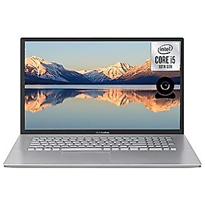 ASUS Vivobook Laptop, 17.3" HD+ (1600x900) Non-Touch Display, Intel Core i5 Quad-Core Processor, 20GB DDR4 RAM, 512GB PCIe NVMe M.2 SSD, Webcam, HDMI, USB Type-C, Wi-Fi 5, Windows 11 Home, Silver