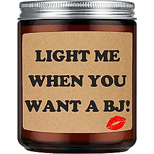 Gifts for Men - Funny Gifts for Men,Him, - Birthday Gifts for Fiance,Couple,Husband - Valentines Day Gifts for Him,Naughty Fathers Day Anniversary Engagement Gifts for Husband,Fiance - Lavender Candle