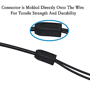 PNGKNYOCN BNC Coaxial Y Splitter Cable BNC Male to Dual BNC Female Connector Adapter Cable for Cameras and Video Equipment（0.4m）