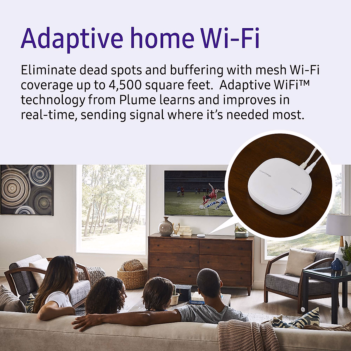 SAMSUNG ET-WV525KWEGUS Mesh Router, White, 3 Count