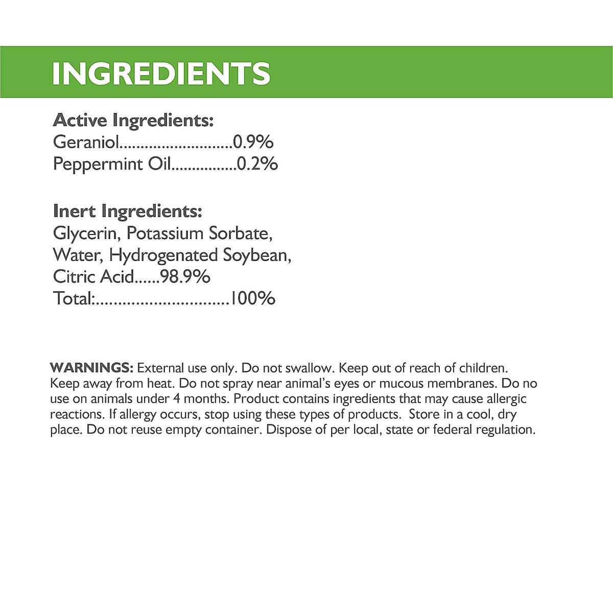 Only Natural Pet EasyDefense Flea and Tick Spray for Dogs and Cats - Natural Active Ingredients Geraniol and Peppermint Oil to Naturally Repel Fleas & Ticks - 8.5 oz Bottle