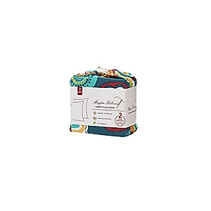 Pack of 2 Outdoor/Indoor Lumbar Pillow Case Covers 12"x20", Waterproof Rectangular Throw Pillowcase Shell Christmas Decorative Cushion Sham for Patio Garden Tent Couch - Heronsbill Turquoise Green