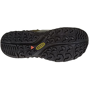 KEEN Men's NXIS Evo Mid Height Waterproof Hiking Boots, Forest Night/Dark Olive, 14