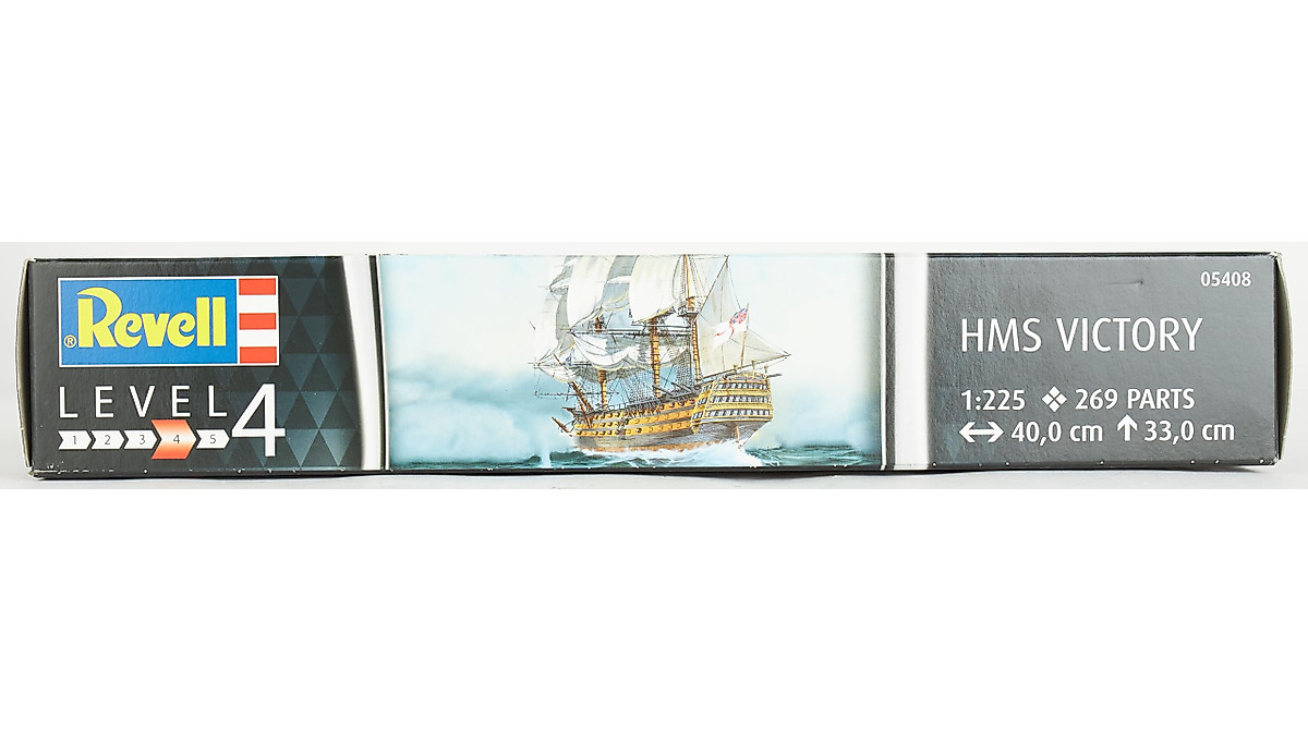 Revell H.M.S. Victory Model Kit - Detailed 1:225 Scale Replica