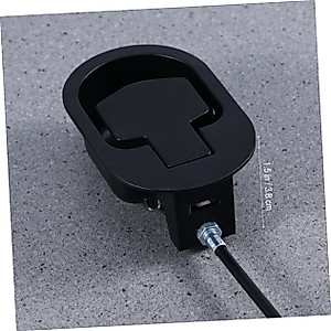 Homoyoyo 6 Pcs Recliner Lever Recliner Handles Lever Recliner Handle Extender Couch Recliner Black Sofa Metal Recliner Handle Replacement Black Chairs Black Handles Cable Component