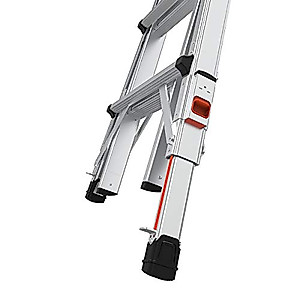Little Giant Ladders, Epic, M22, 22 foot, Multi-Position Ladder, Aluminum, Type 1A, 300 lbs weight rating, (16822-818)