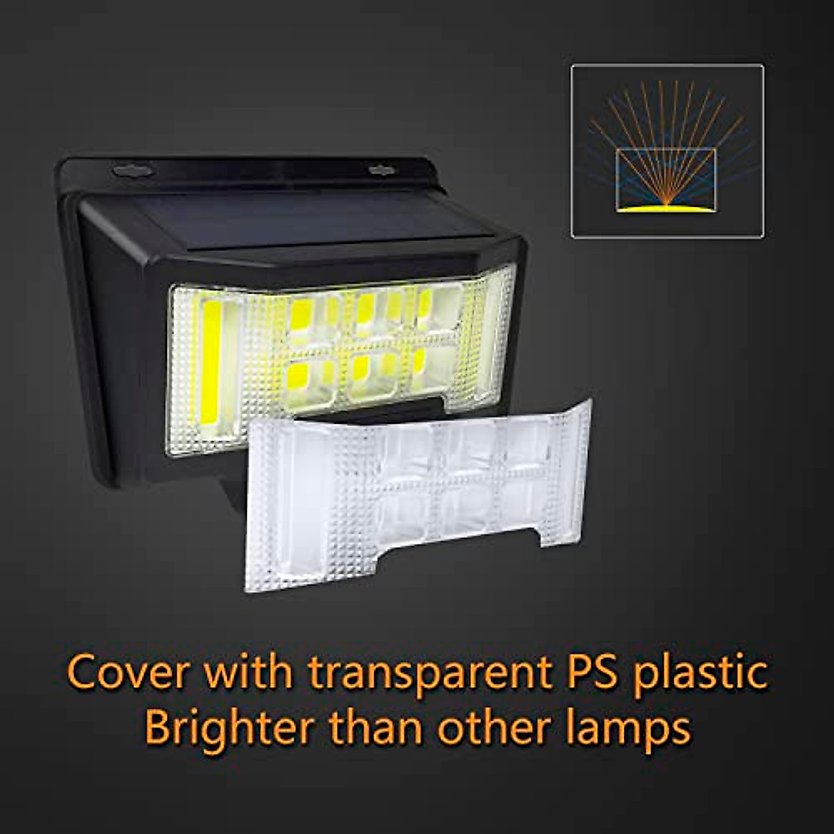 NODINIHU Solar Lights Outdoor,3 Lighting Modes,COB LED Solar Powered Motion Sensor Outdoor Lights,IP65 Waterproof Security Flood Lights,for Garden Yard Patio (2PACK)