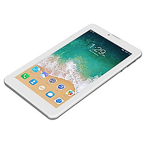 ciciglow Kids Tablet, 7 Inch Android Tablets with Octa Core, 1280x800IPS Touchscreen, 2MP and 5MP Camera, 3500mAh Battery, GPS, WiFi, Bluetooth, One Card One Standby, 5G WiFi Dual Band(White)