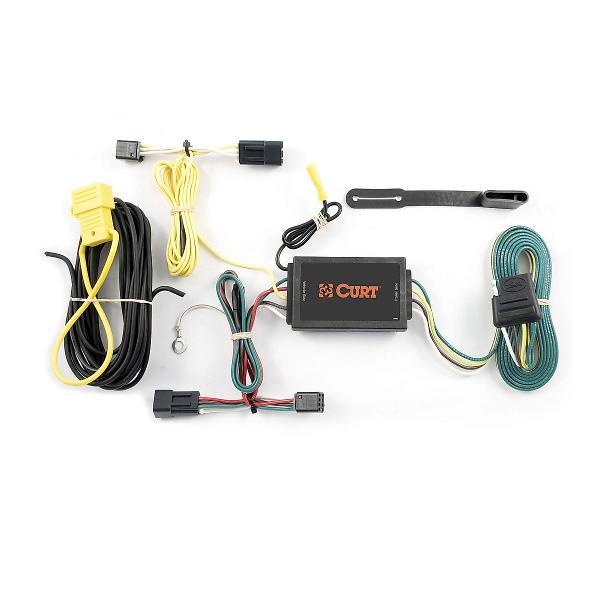 CURT 56026 Vehicle-Side Custom 4-Pin Trailer Wiring Harness, Fits Select Saturn Vue, Chevrolet Captiva