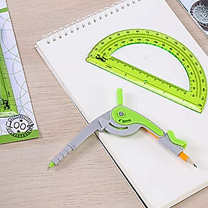 Mr. Pen- Compass and Protractor Set, Geometry Kit, Compass Protractor Set, Protractor, Compass for Geometry, Math Compass, Compass School, Math Compass and Protractor, Geometry Tools Set, Geometry Set