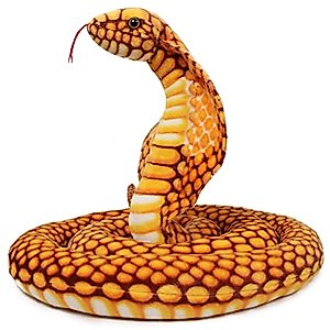 VIAHART Qamra The Queen Cobra - 102 Inch Stuffed Animal Plush - by Tiger Tale Toys