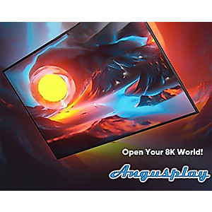 Angusplay 8K DisplayPort Cable 1.4 15ft / 5m, Ultra HD 4K@144Hz, 8K@60Hz, HBR3(7680x4320 Resolution) Displayport to Displayport Cable, High Speed 32.4Gbps, Nylon Braided Long DisplayPort 1.4 Cable