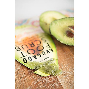 Onyx Professional Avocado Foot Scrub, Gentle Exfoliating Foot Treatment with Vitamin E