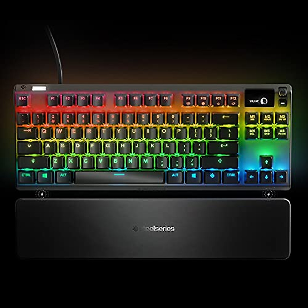 SteelSeries Apex 7 TKL - Mechanical Gaming Keyboard - OLED Display - Brown Switches - American (QWERTY) Layout