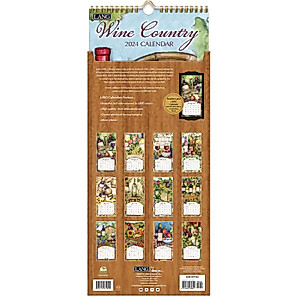 LANG Wine Country 2024 Vertical Wall Calendar (24991079143)