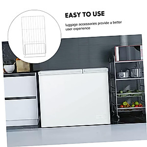 MOLUCKFU 2pcs Deep Freezer Dividers for Chest Freezer Wire Separator Mesh Shelf Organizer Storage Separators