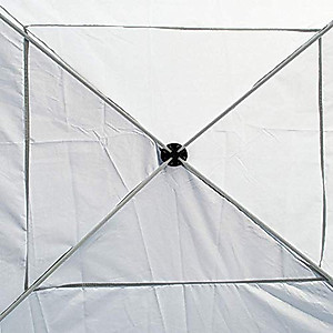 Impact Canopy 10' x 10' Canopy Tent Gazebo with Dressed Legs, White