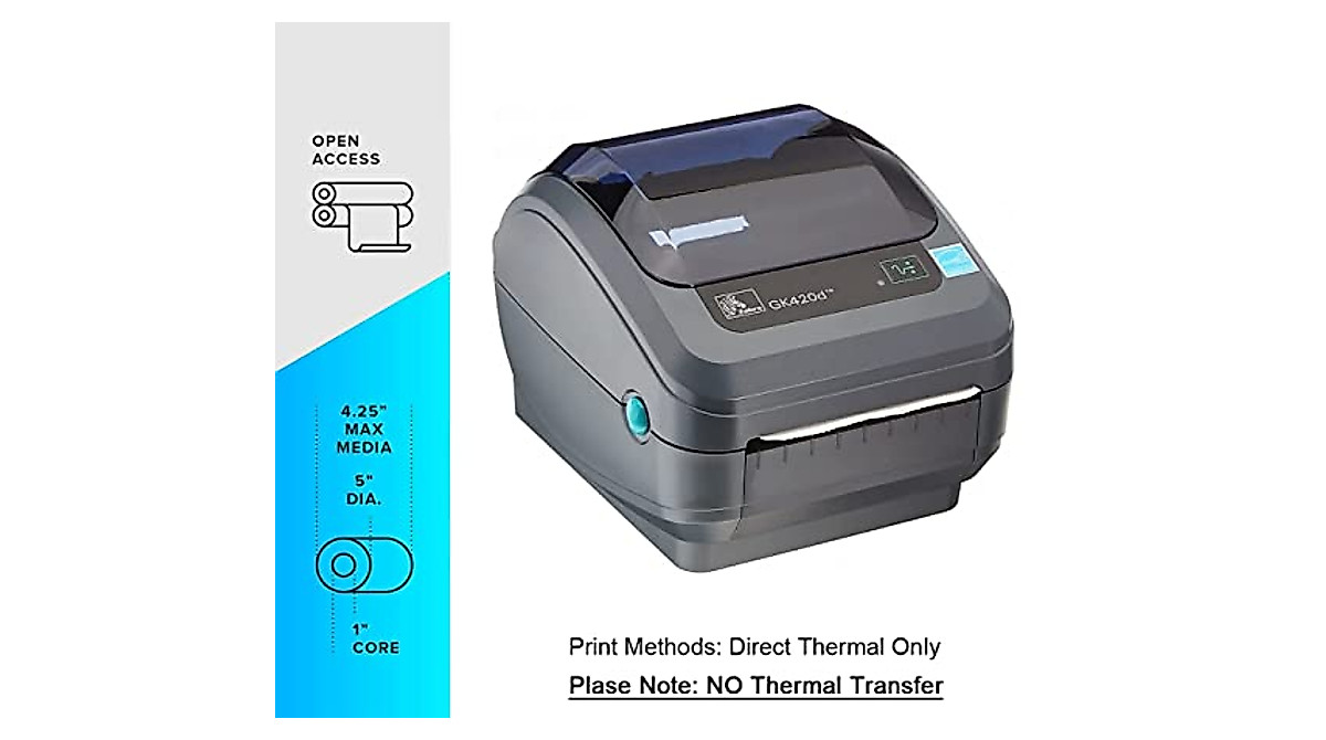 Zebra GK420D Direct Thermal Label Printer - USB/Eth