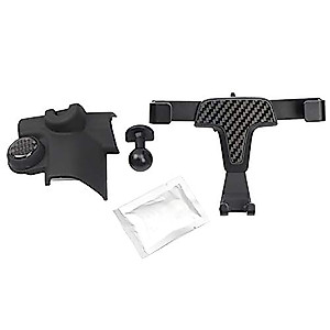 ITrims Car Accessories for Jeep Grand Cherokee 2014-2020 Phone Holder, Aluminum Alloy, Carbon Fiber, Compatible with Smartphones