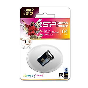 SP Silicon Power 64GB USB 3.2 (Compatible with USB3.1/USB3.0/USB2.0), Small, Waterproof, Dustproof, Shockproof, Mac Compatible, Jewel J06 SP064GBUF3J06V1D