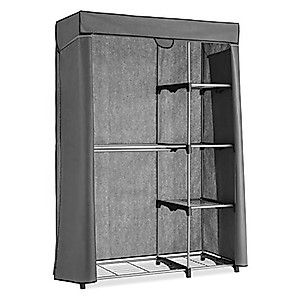 Whitmor Deluxe Utility Closet - 5 Extra Strong Shelves - Removable Cover