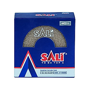 Sali 10 Pack Diamond Polishing Pads 4 Inch Wet/Dry Granite Stone Polish Pad Kit for Drill, Grinder, Polisher Polishing Pad for Concrete Marble Stone Countertop Quartz 1000# Grit