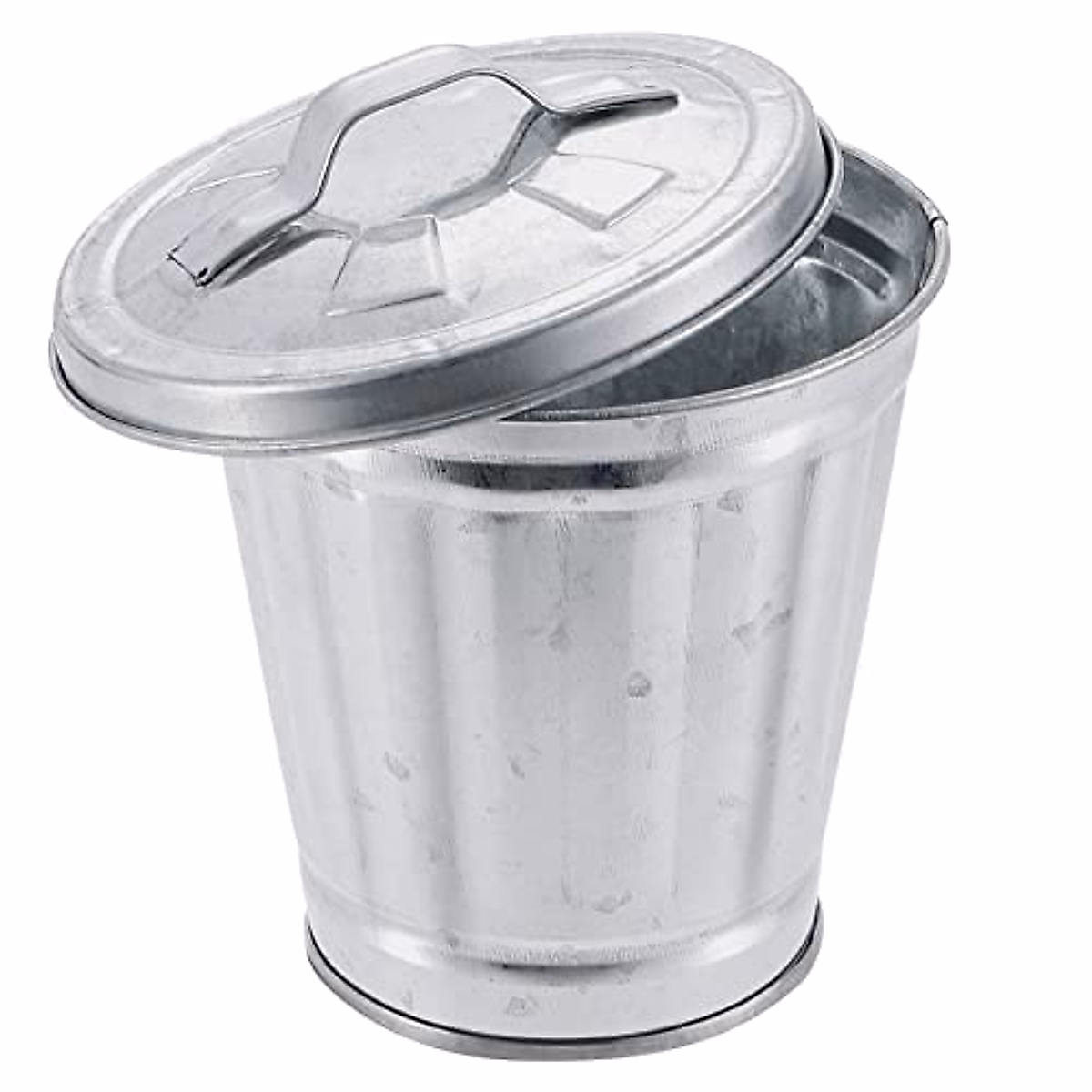 TOYANDONA Mini Trash Can with Lid- Stainless Steel Small Desktop Garbage Can, Tiny Trash Bin Office Wastebasket for Countertop Pen Pencil Cup Holder for Office Supplies