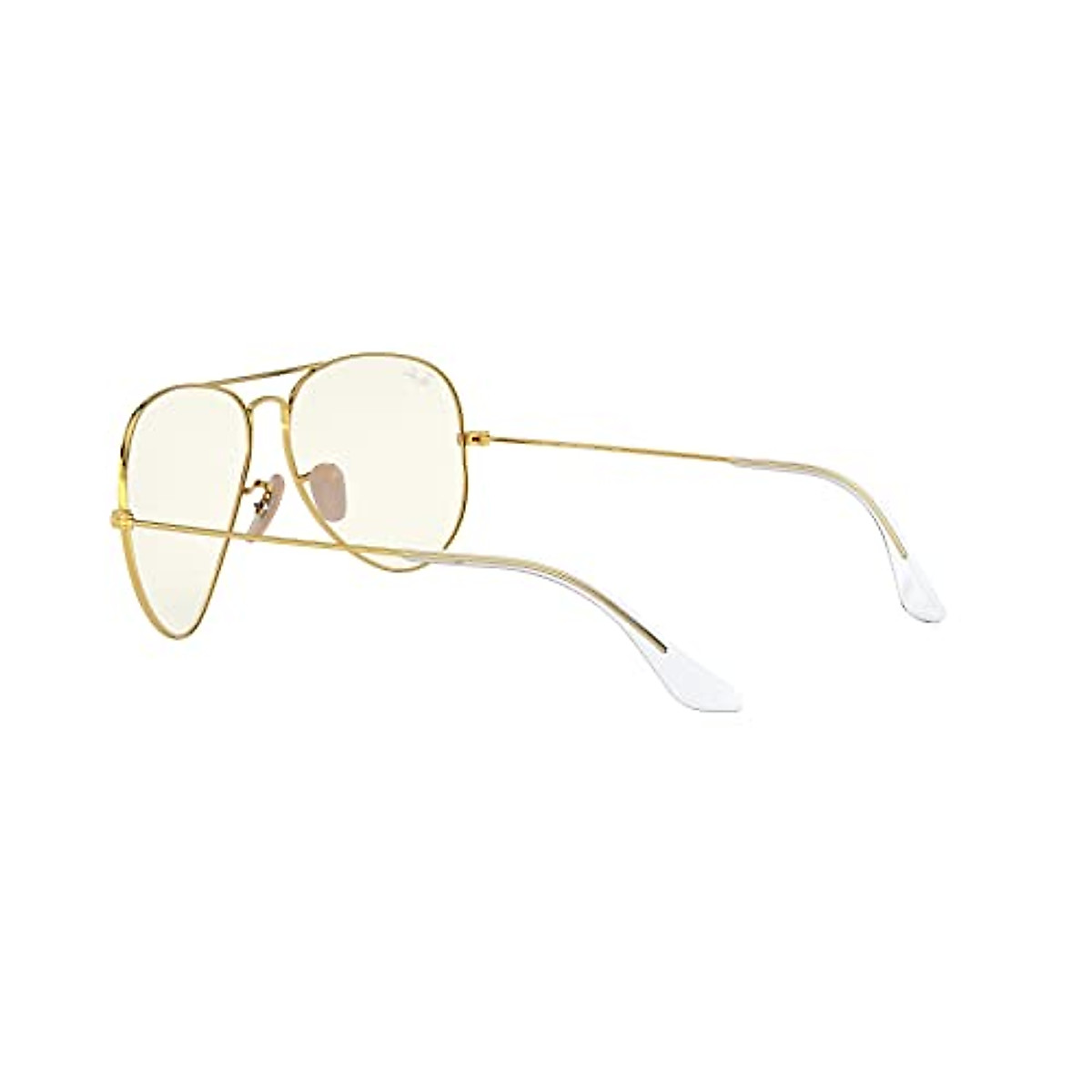Ray-Ban RB3025 Classic Evolve Polarized Aviator Sunglasses, Gold/Clear to Grey Photochromic, 58 mm