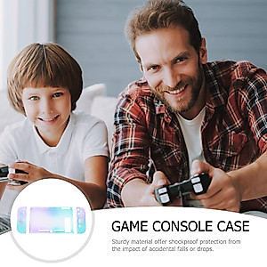 SOLUSTRE case Gaming Stand Plastic Game Machine Protector Hard Game Machine Case Hard Game Console Case gamebou Plastic Game Console Case Plastic Enclosure Cover PC