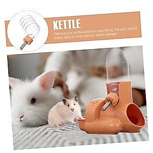 CIYODO Hamster Drinking Fountain Rat Waterers Water Bottles Spout Fresh Water Dispenser Hamster Waterer Bunny Feeder Automatic Pet Feeder Hamster Hideout Water Feeder Vertical Pp