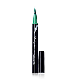 Eyeliner Pencil Eye Liner Pen Green Liquid for Women Girl Matte Long Lasting Professional Smudge Proof and Waterproof Natural Perfect Eye Makeup with Non-dizzy Dyeing (Green)