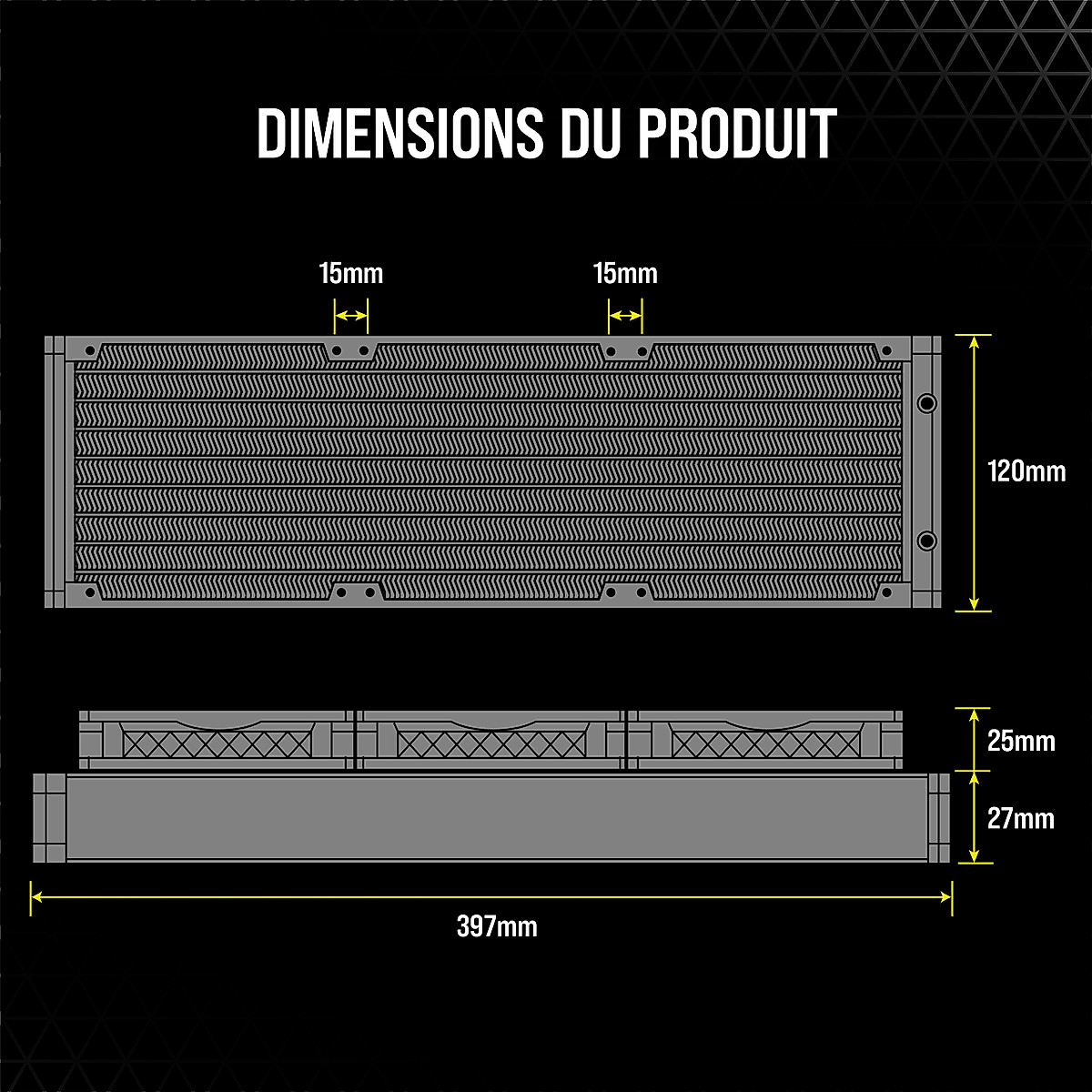 Corsair iCUE H150i Elite Capellix Liquid CPU Cooler, RGB Pump + Fans, 360mm for Radiator