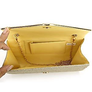 Taponukea Clutch Purses for Women Fancy Evening Bag Bridal Prom Party Envelope Handbags Wedding Bag