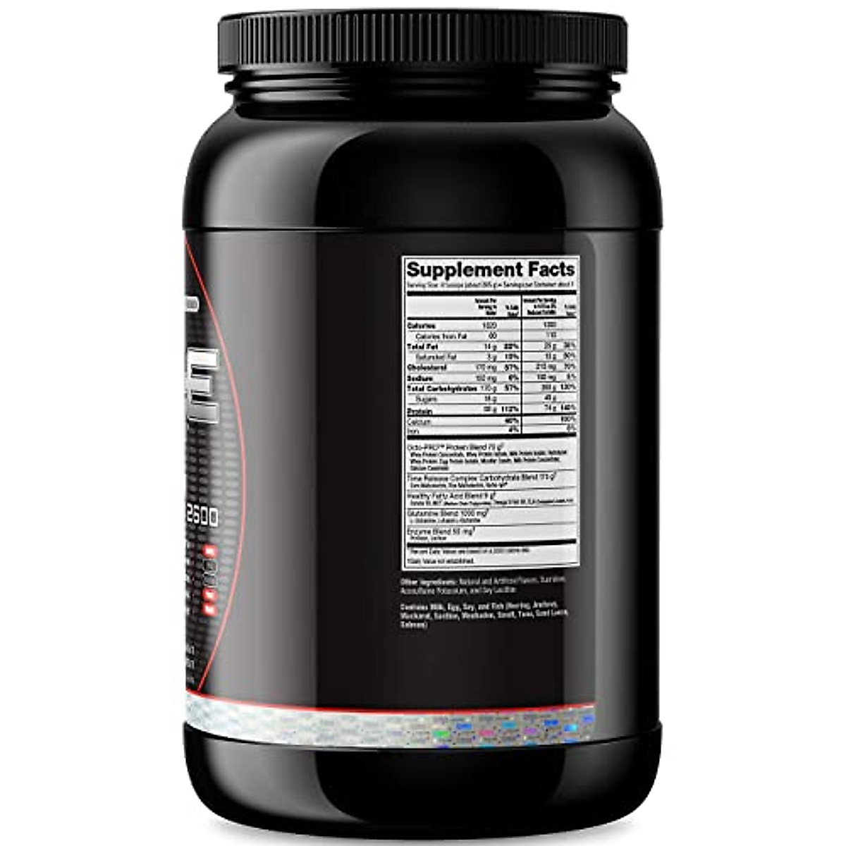 Ultimate Nutrition Muscle Juice Revolution 2600 Weight Gainer, Intestinal Health, and Muscle Recovery with Glutamine, Micellar Casein and Time Release Complex Carbohydrates, Vanilla Protein Powder, 4.69 Pounds