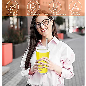 4Pack Tumbler Lids for Stanley 40 oz Quencher H2.0 Flowsstate Cup, Tumbler Lid Replacement Lid for Stanley 40oz Adventure Quencher and Quencher 2.0 Tumbler