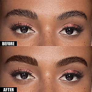 Cilrofelr Tattoo Peel Off Eyebrow Gel Tint, Semi Permanent Brow Tint, Last Up to 3 Days, Waterproof, Transfer-proof, For Fuller & Defined Looking Brows, Dark Brown (2 Pack)
