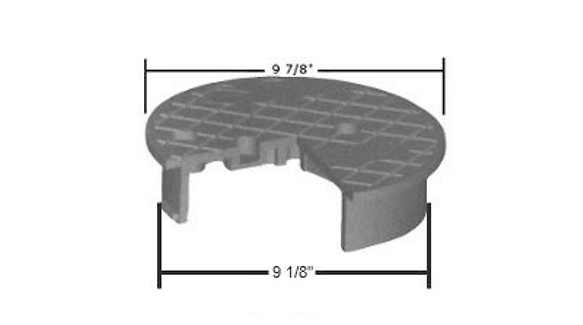 Dura 100-101 Valve Box Lid | 10" Green Round | Carson 910 Replace