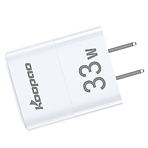 USB C Charger-Plugs for iPhone Charger,KOOPAO 33W Dual Port Charger Blocks Support PD Charge QC Charge Compatible with iPhone 13/Samsung S21/S20/Google Pixel 6/5 ect