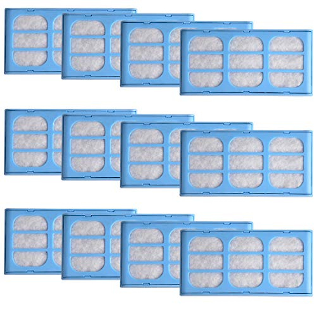 Cat Water Fountain Filter, 12 Pack Compatible with Cat Dog Mate Fountain Pet Cartridges Filter Replacement.