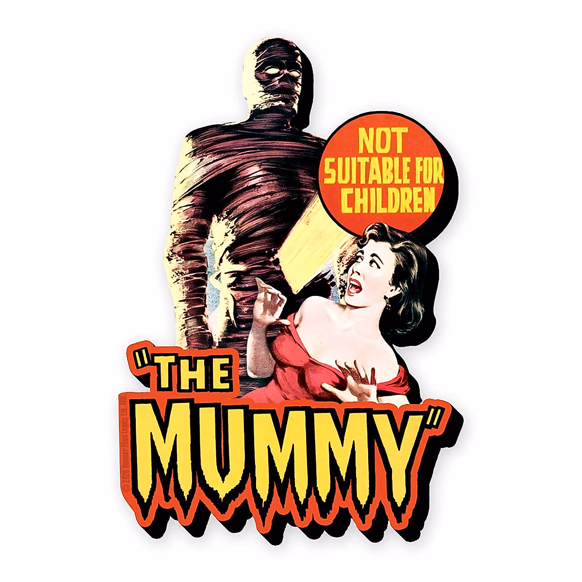AQUARIUS - Hammer The Mummy Not Suitable For Children Funky Chunky Magnet