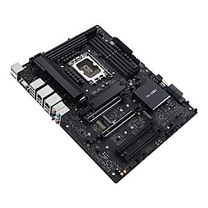 Pro WS W680-ACE Intel W680 LGA 1700 ATX Workstation Motherboard,2xPCIe 5.0x16 Slot,DDR5,ECC Memory,2x2.5 Gb LAN,3X M.2 Slots,USB 3.2 Gen 2x2 Front Panel,SlimSAS,BMC Header,Thunderbolt 4Header,ACCE.