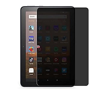Puccy Privacy Screen Protector, compatible with Amazon Fire HD 8 Plus 12th Gen 2022 8" Tablet Anti Spy Film TPU Guard （ Not Tempered Glass Protectors ）