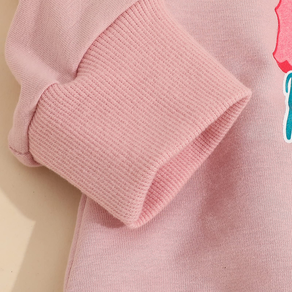 Hnyenmcko Toddler Western Baby Girl Clothes Bell Bottom Outfits Long Sleeve Cowgirl Sweatshirt + Cow Print Pants Fall Outfit (A-Pink, 2-3 Years)