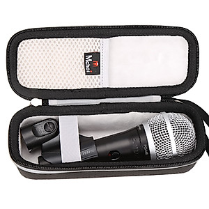 Mchoi Microphone Case Fits for Shure PGA48-LC Cardioid Dynamic Vocal Microphone,Case Only