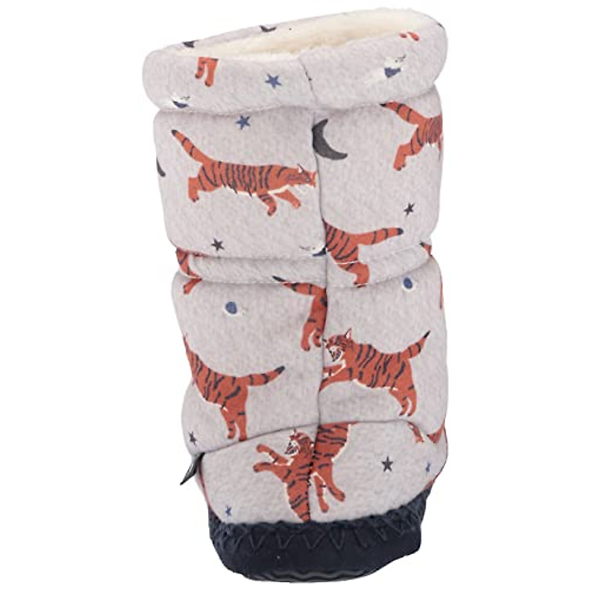 Joules Boy's Slipper Socks, Grey Tigers